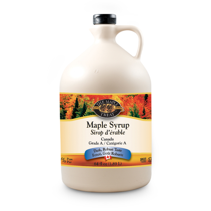 100% Pure Maple Syrup, Dark, Robust Taste, Plastic Jug, Classic ...