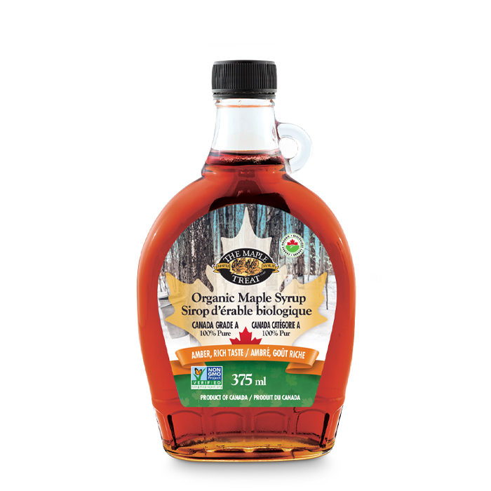 100% Pure Organic Maple Syrup Grade A, Amber Colour, Rich Taste ...
