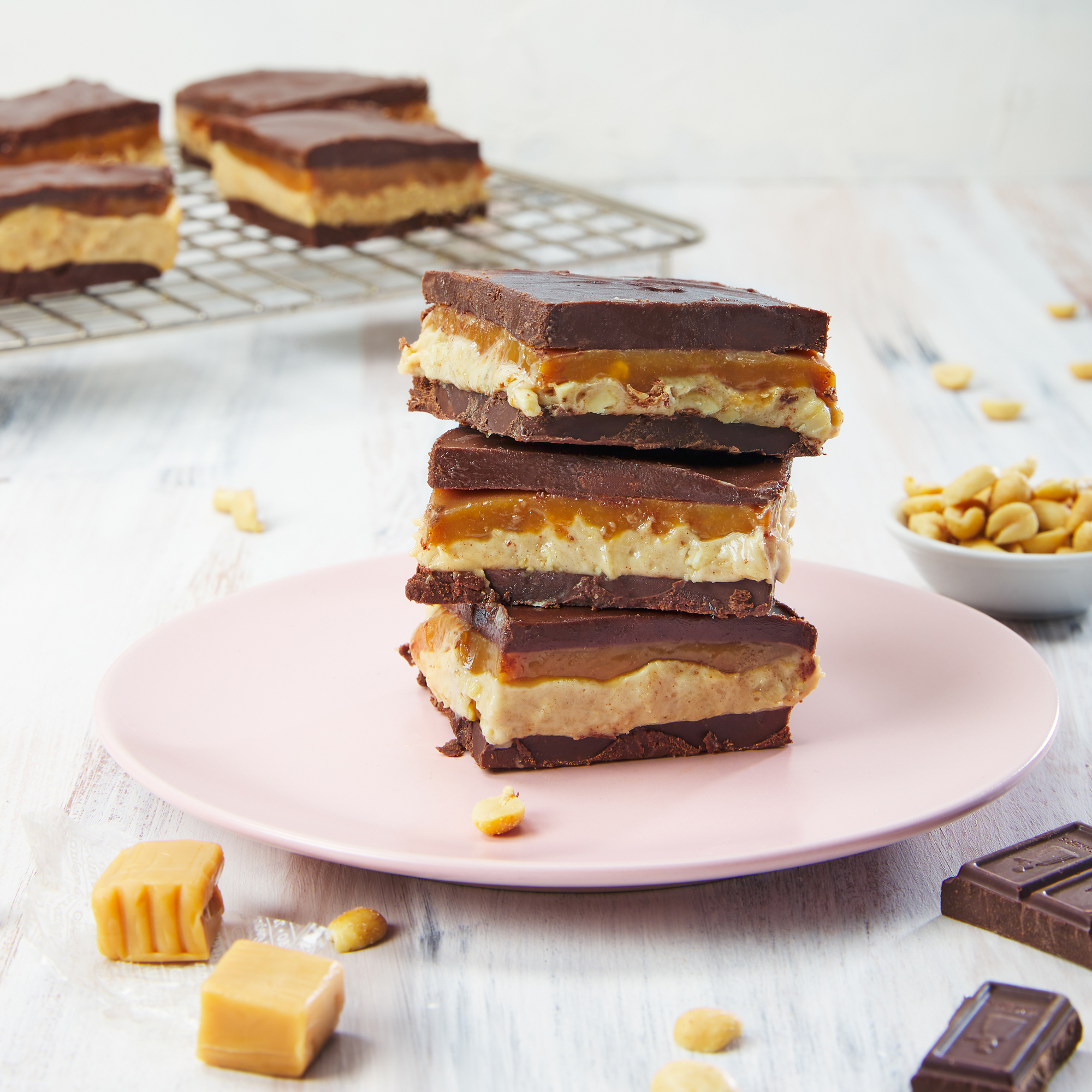 Homemade Snickers - themapletreat